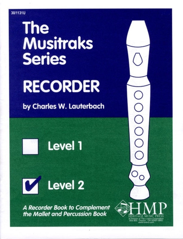 Musitraks Series - Recorder Level 2 Book – Music2u.com.au