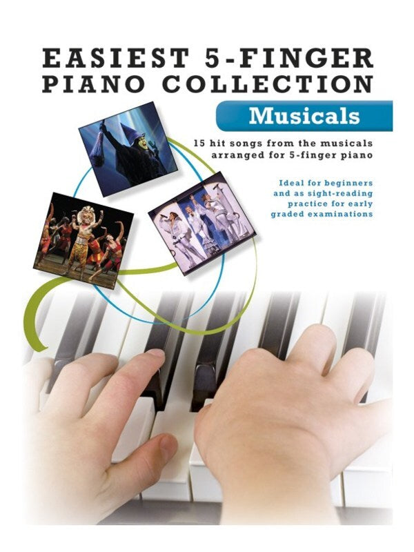 Easiest 5 Finger Piano Collection Musicals – Music2u.com.au
