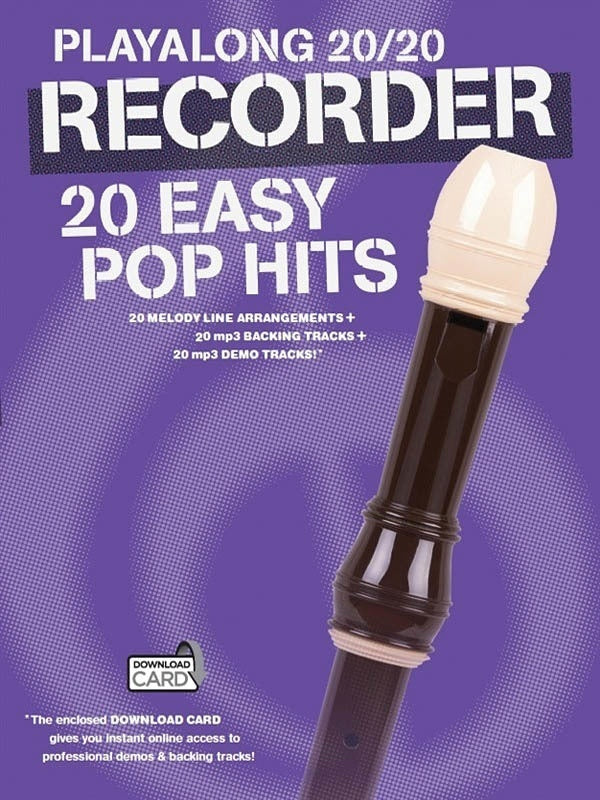 Playalong Recorder: 20 Easy Pop Hits - Perfect for Beginners! – Music2u ...