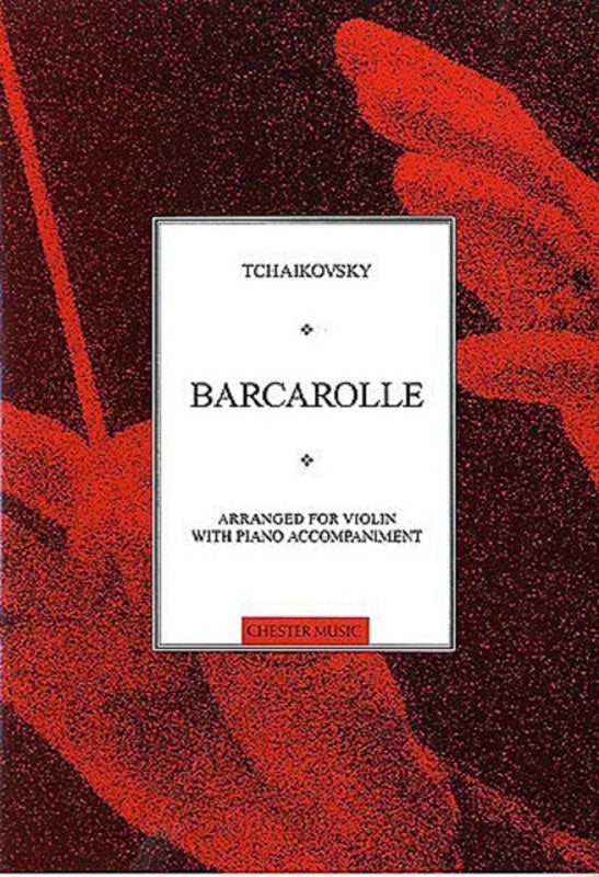 Peter Ilyich Tchaikovsky- Barcarolle For Violin with Piano Sheet Music ...