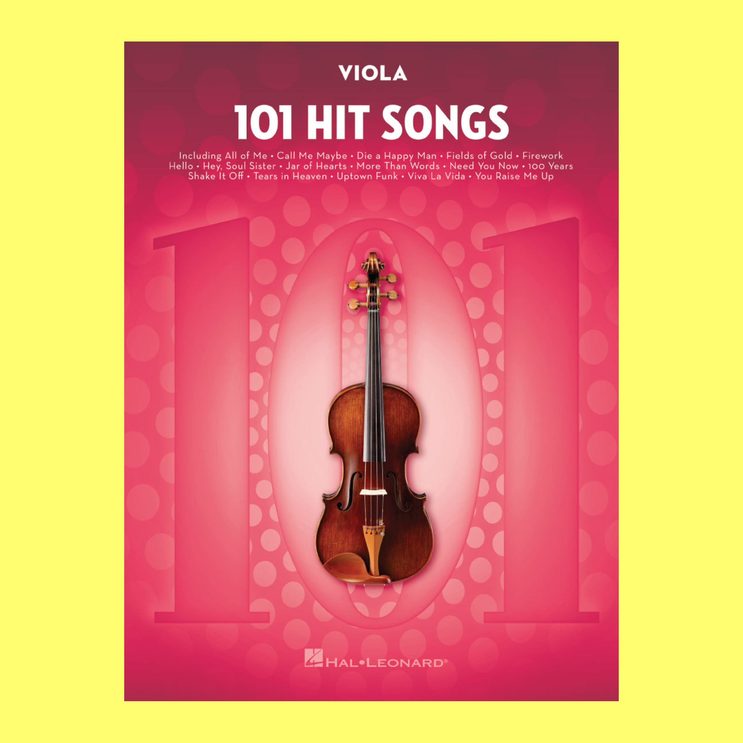 101 Hit Songs For Viola Book – Music2u.com.au