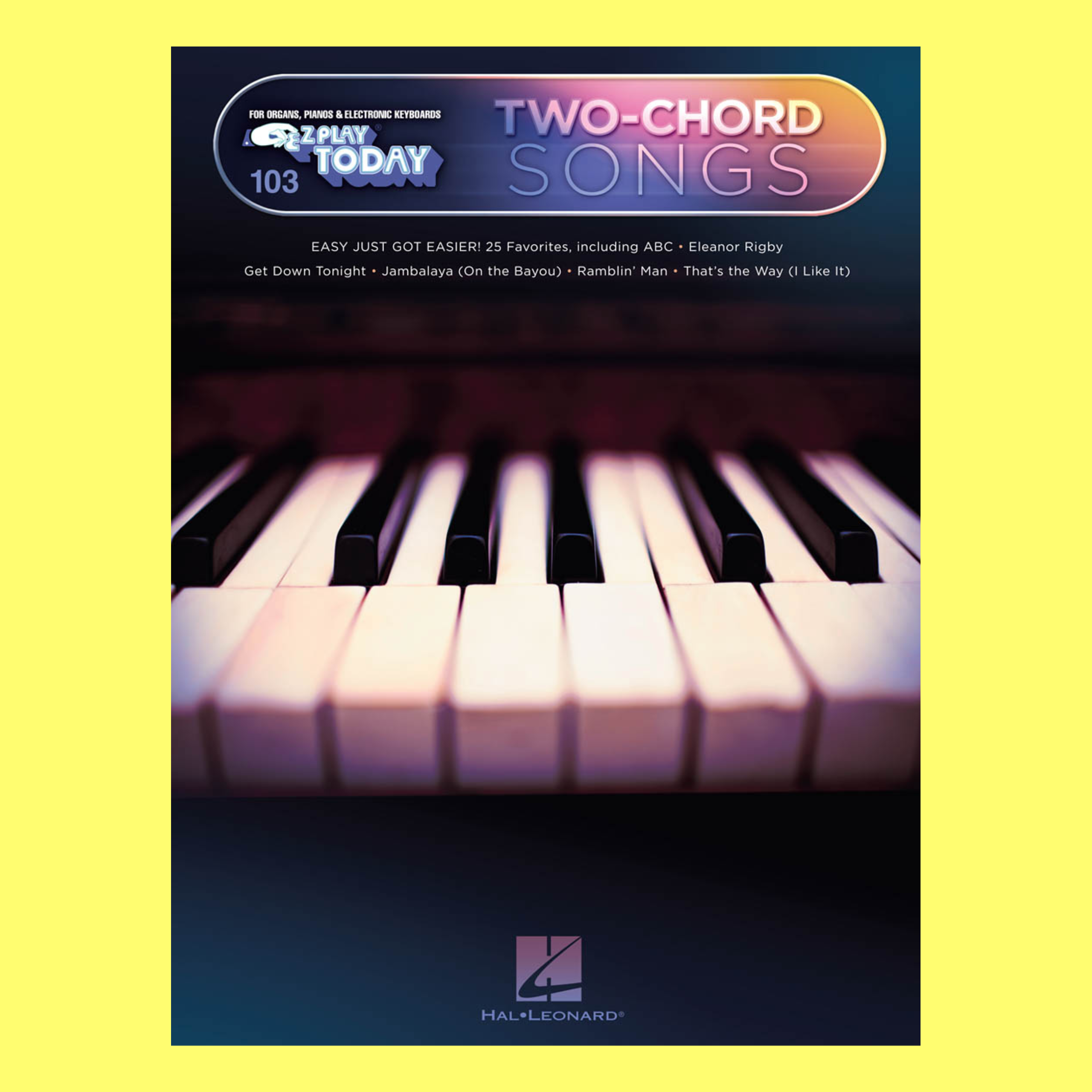 Two-Chord Songs - EZ Play Piano Volume 103 Songbook – Music2u.com.au