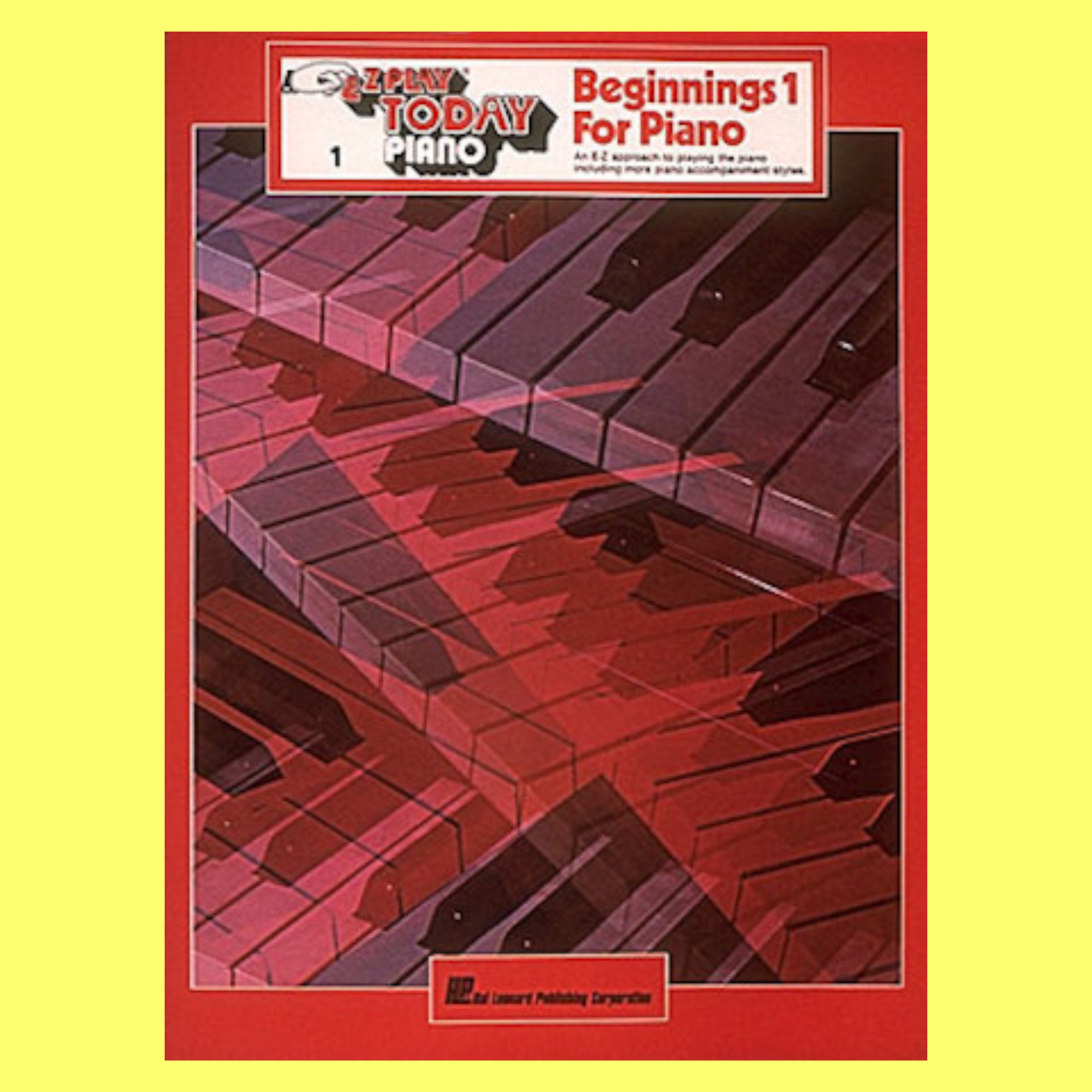 Beginnings 1 for Piano - EZ Play Songbook – Music2u.com.au