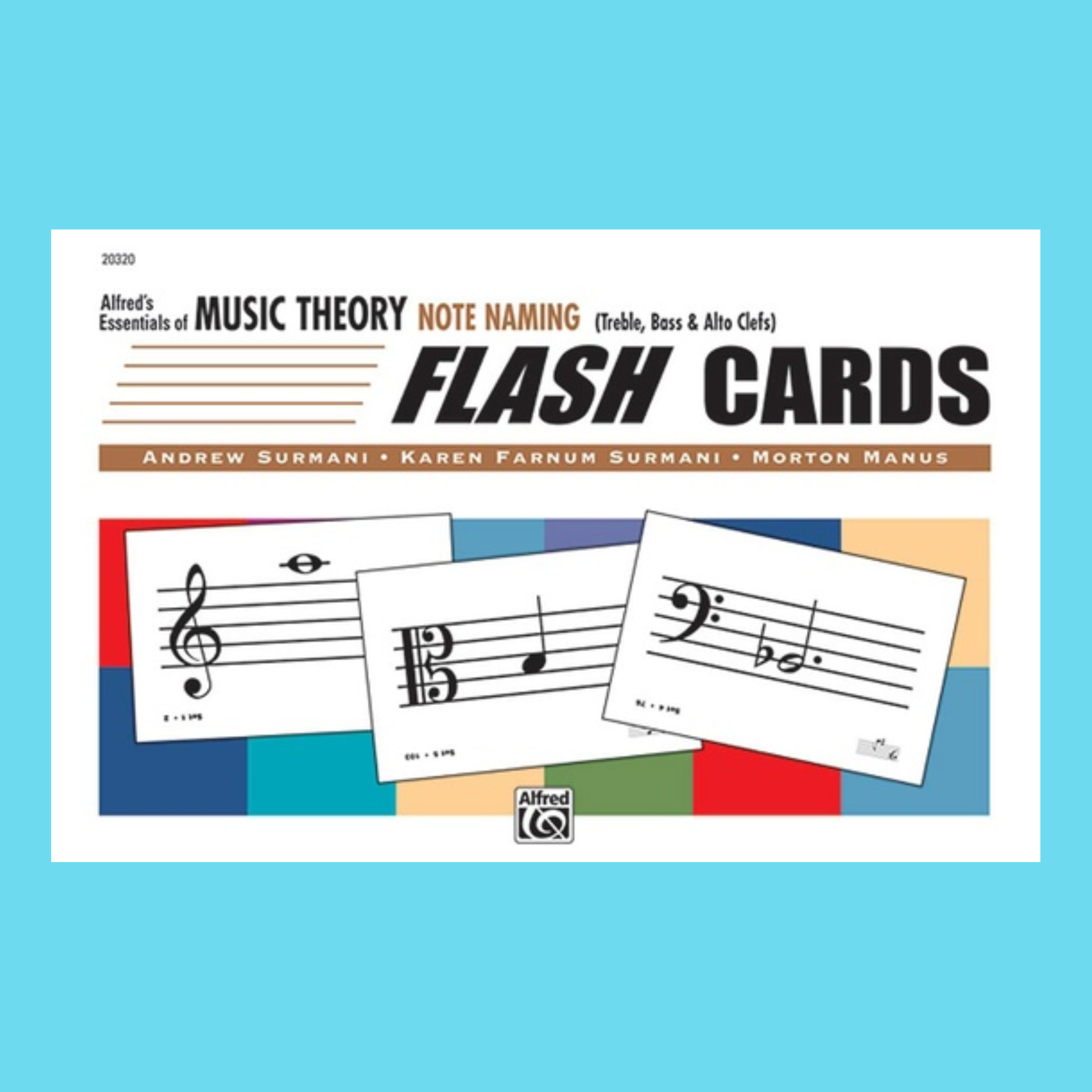 Alfred's Essentials Of Music Theory - Flash Cards (Note Naming ...