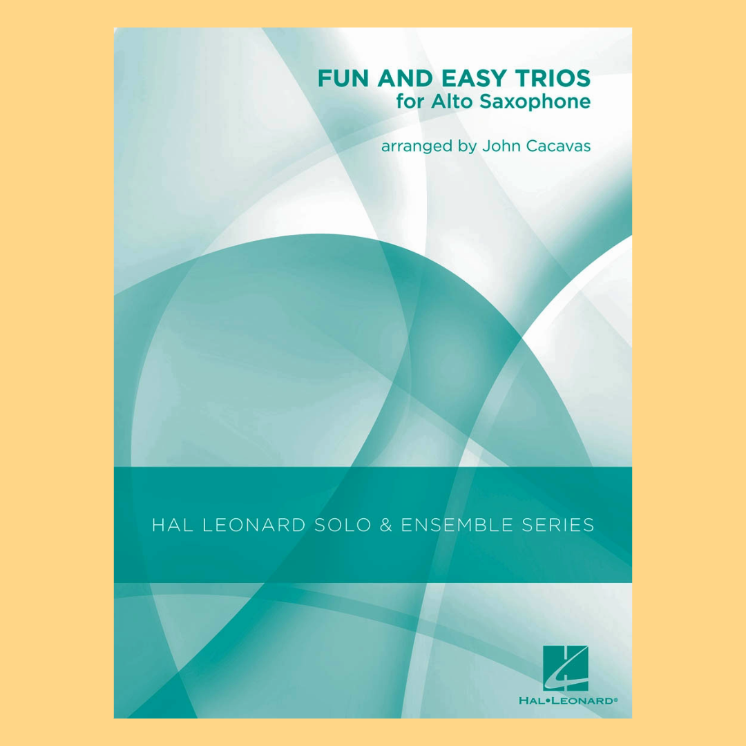 Fun And Easy Trios For Alto Saxophone Book – Music2u.com.au