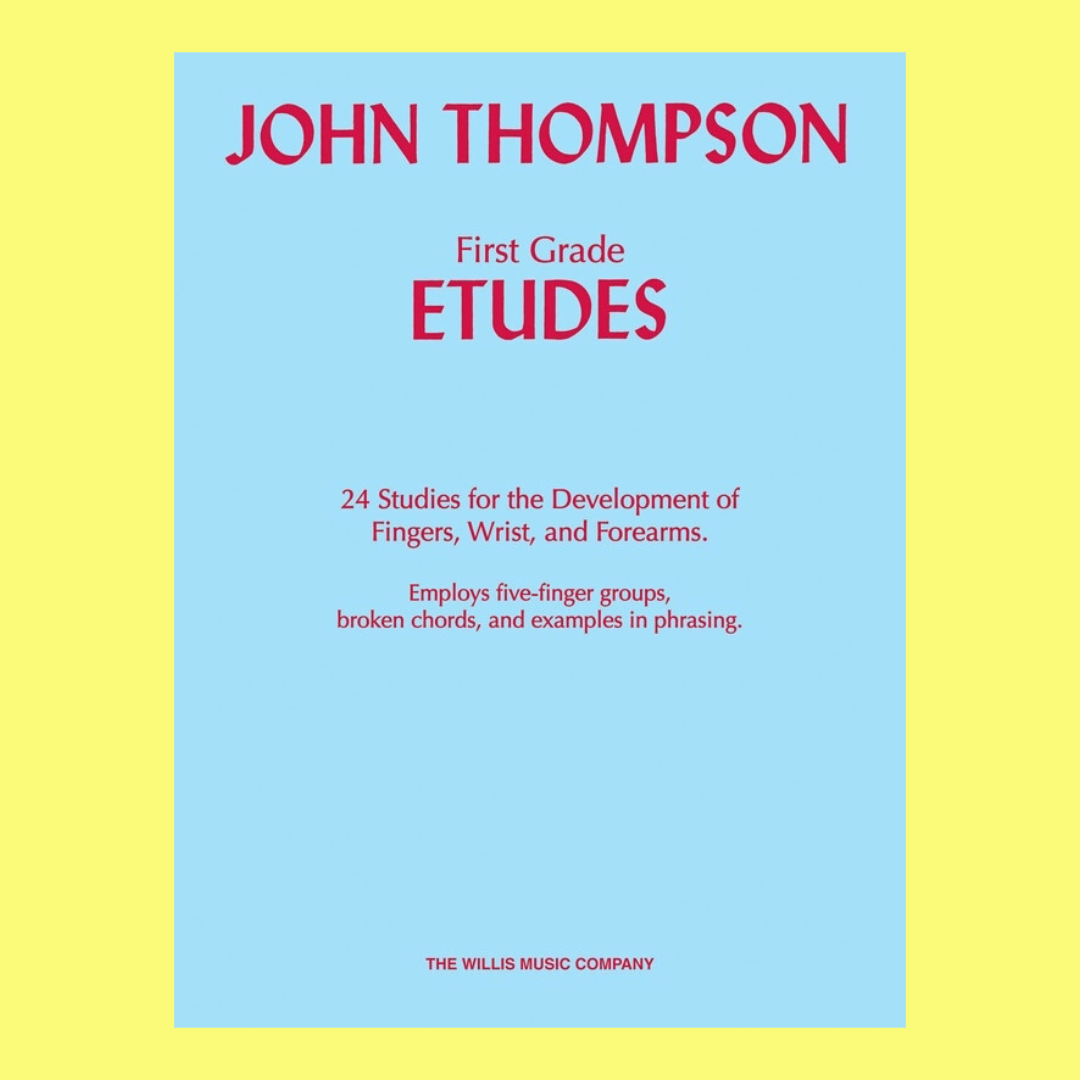John Thompson First Grade Etudes Piano Book – Music2u.com.au