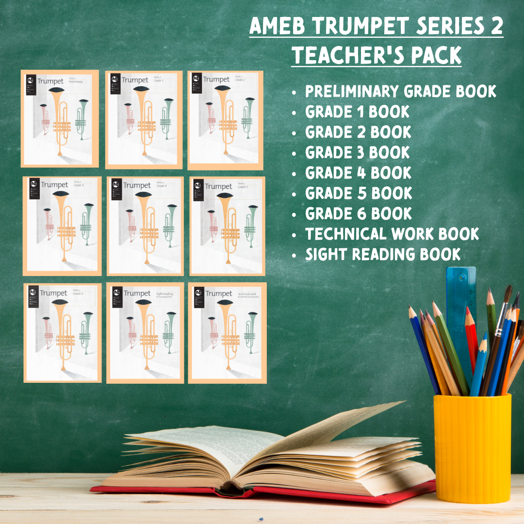 AMEB Trumpet Series 2 - Teacher's Pack C (Preliminary - Grade 3) + Tec ...