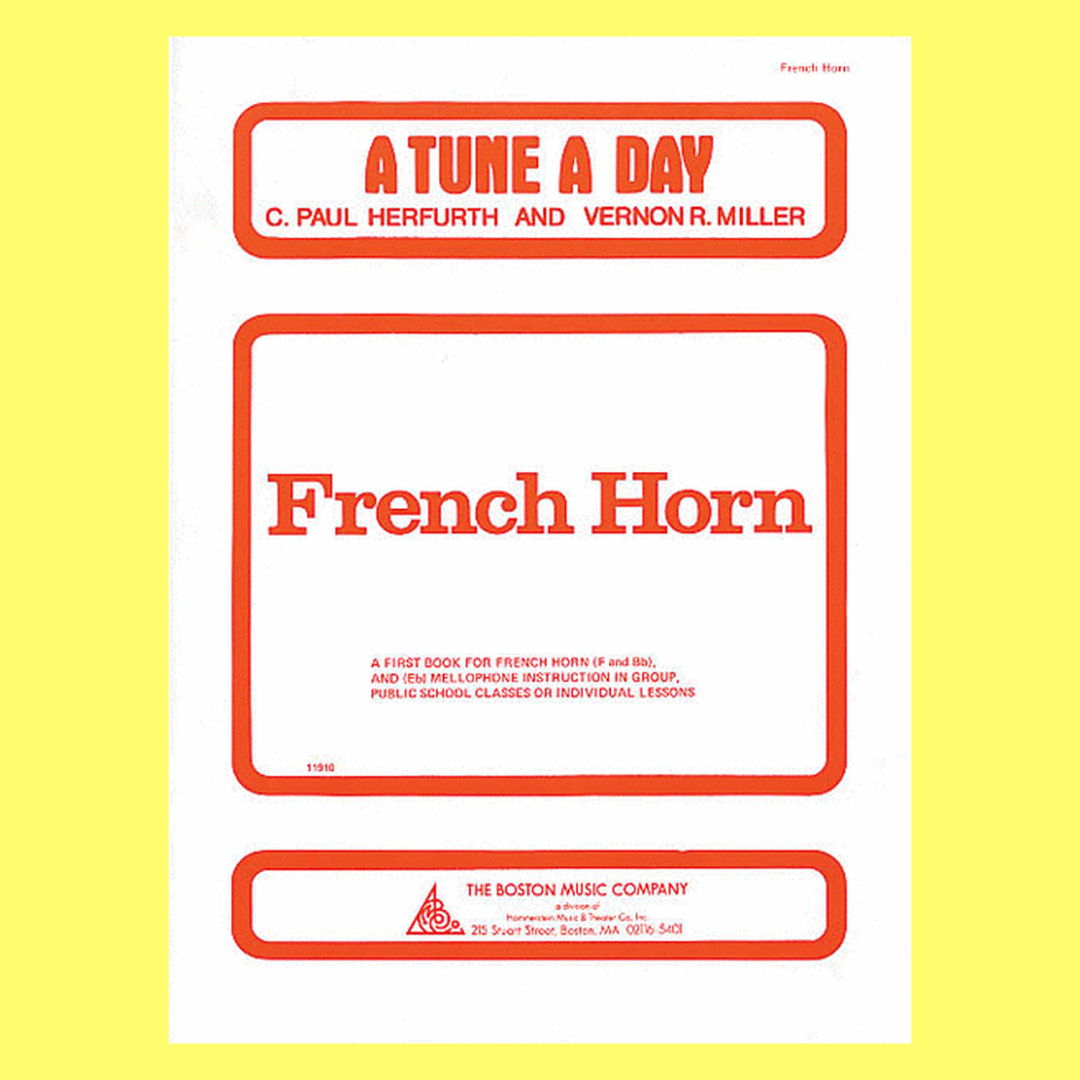 A Tune A Day French Horn - Book 1 – Music2u.com.au