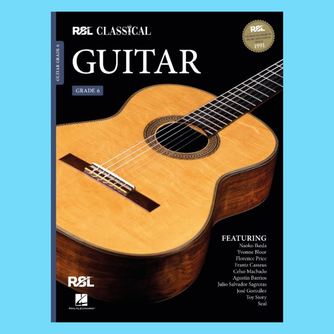 Rockschool Classical Guitar - Grade 6 Book (2022+) – Music2u.com.au