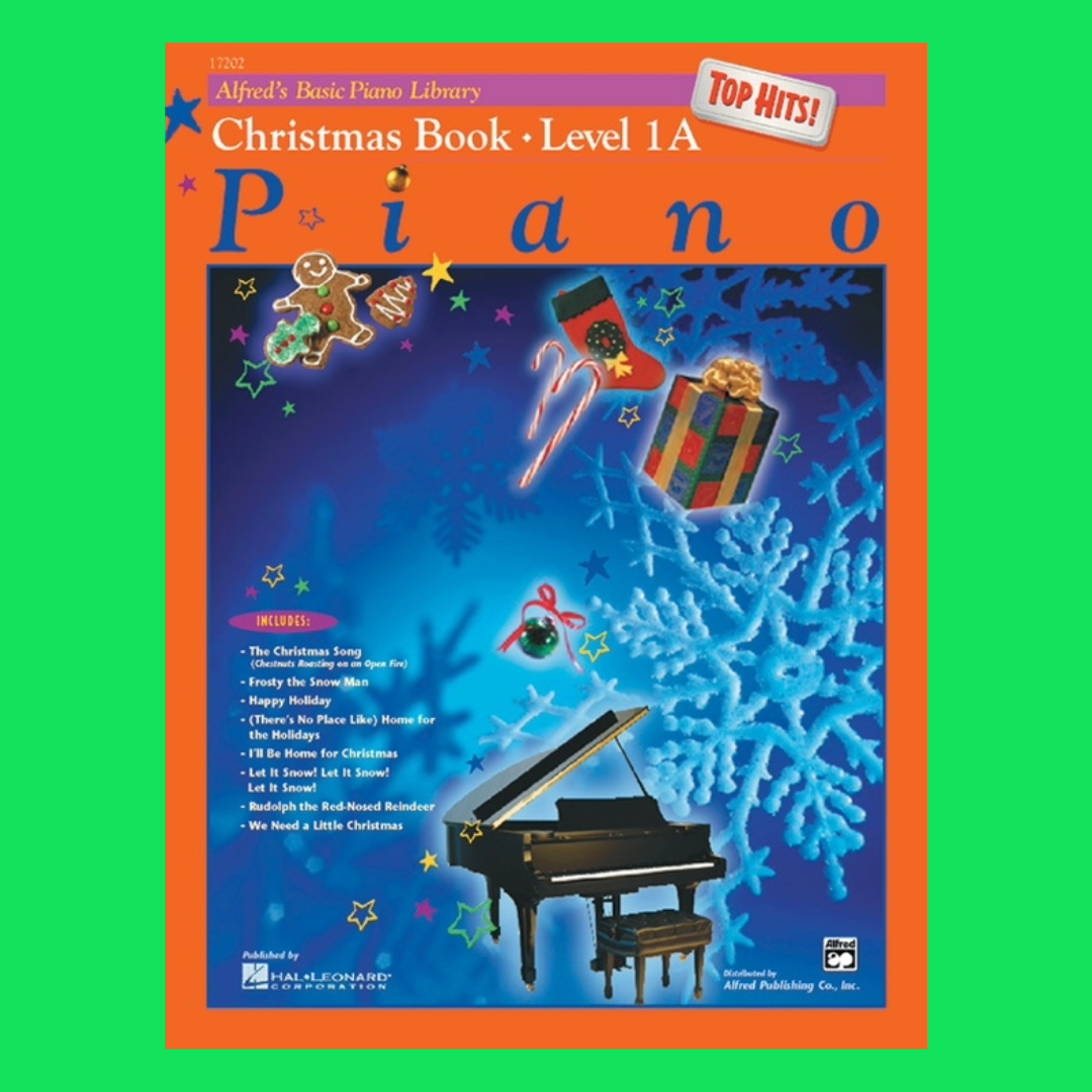 Alfred's Basic Piano Library - Top Hits Christmas Book Level 1A ...