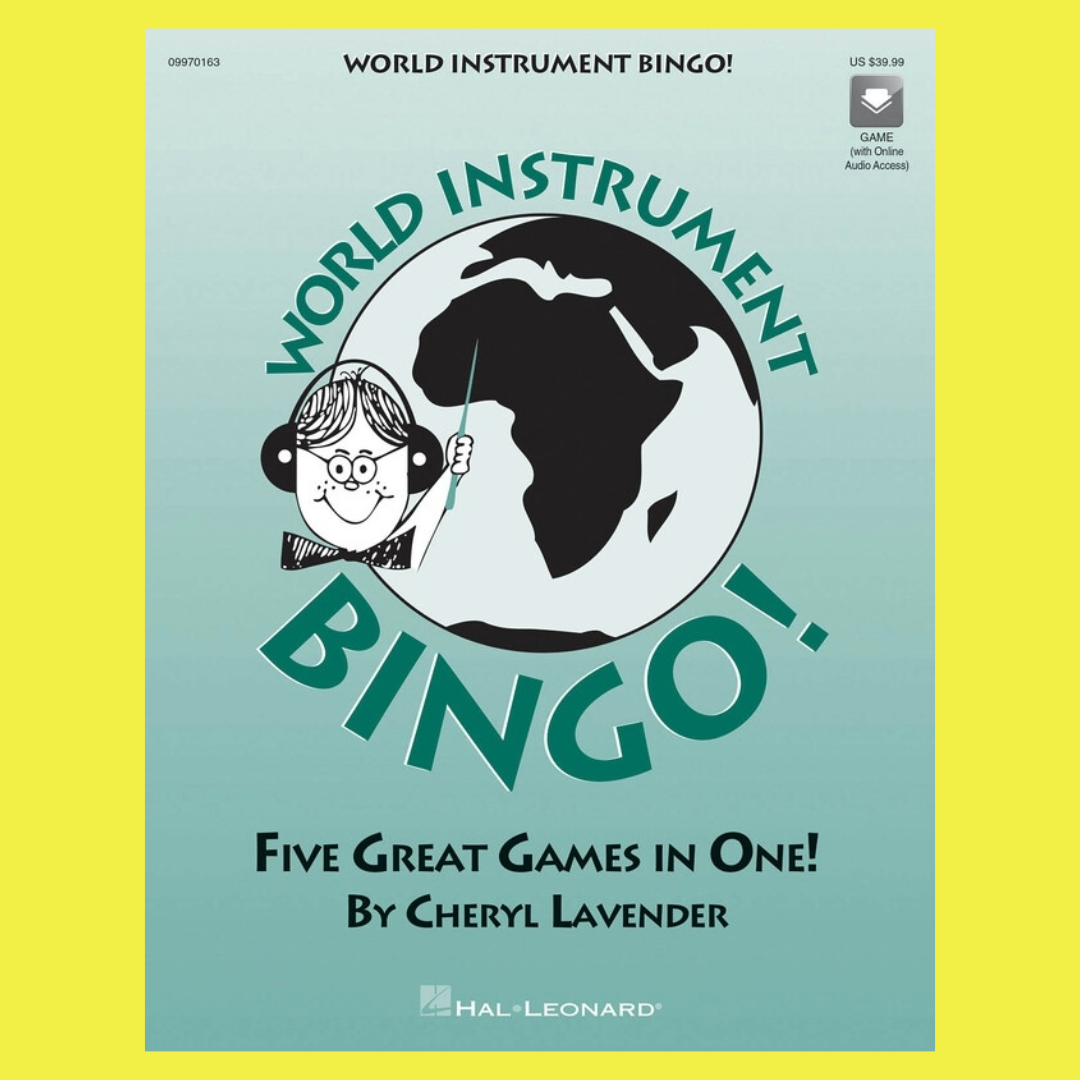 World Instrument Bingo Game - Flash Cards/Online Audio (Classroom Kit ...