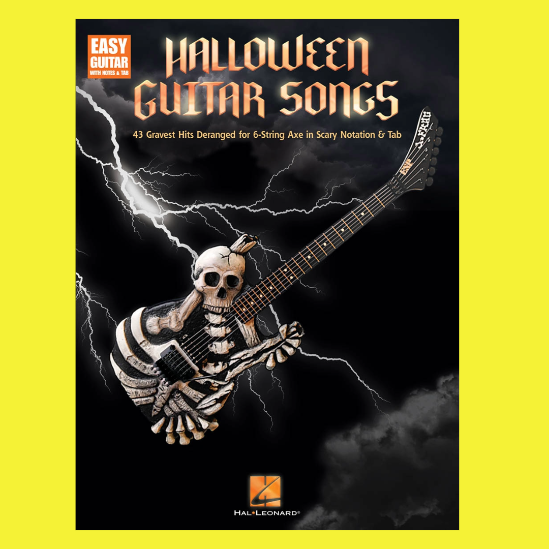 Halloween Guitar Songs - Easy Guitar Notes & Tab Book – Music2u.com.au