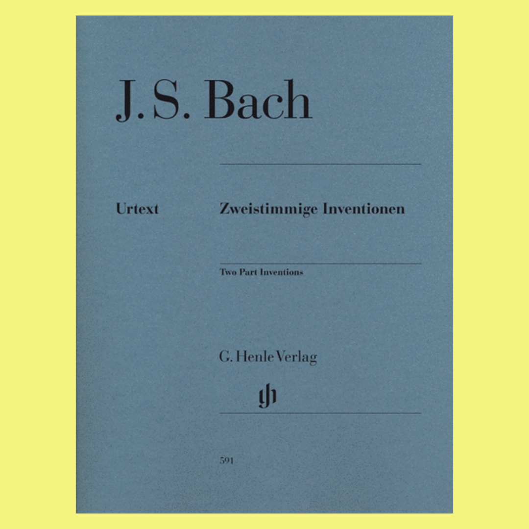 J.S Bach - Two Part Inventions Urtext Piano Book (Revised Edition ...