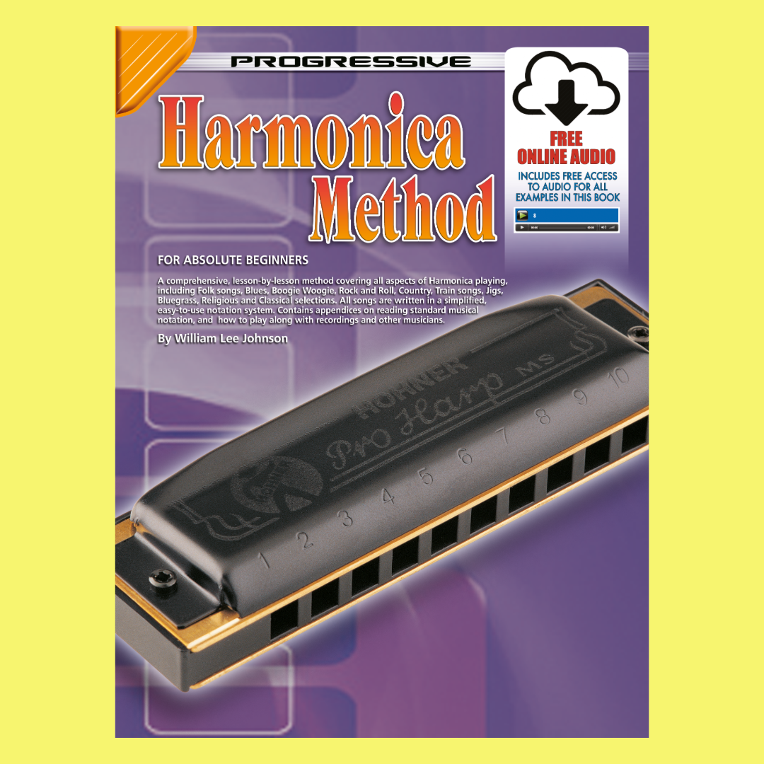 Progressive Harmonica Method Book/Online Audio – Music2u.com.au