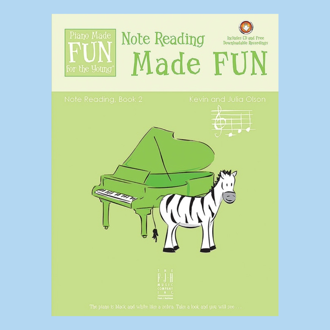 Note Reading Made Fun Book 2 (Book/Online Audio) – Music2u.com.au
