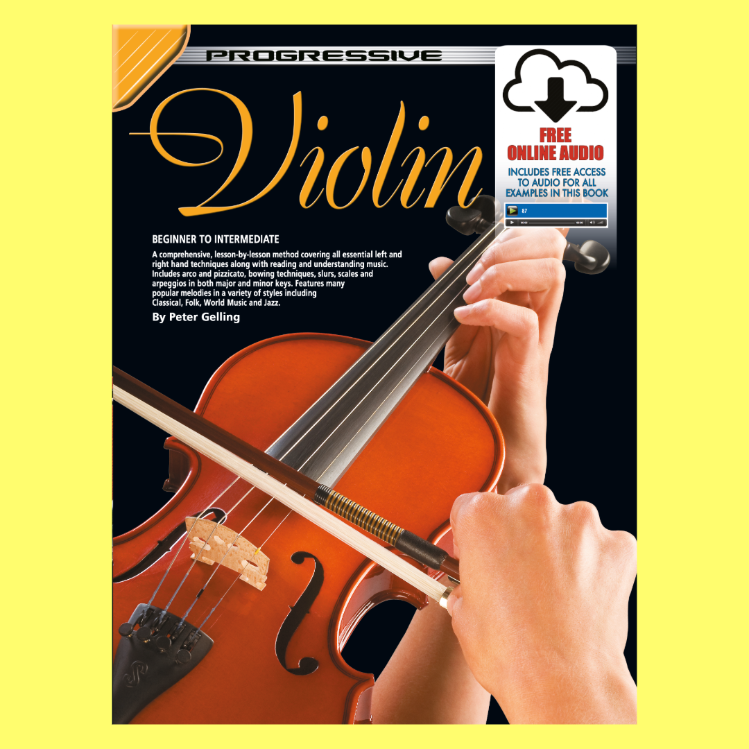 Progressive Violin - Beginner to Intermediate Book/Online Audio – Music2u.com.au