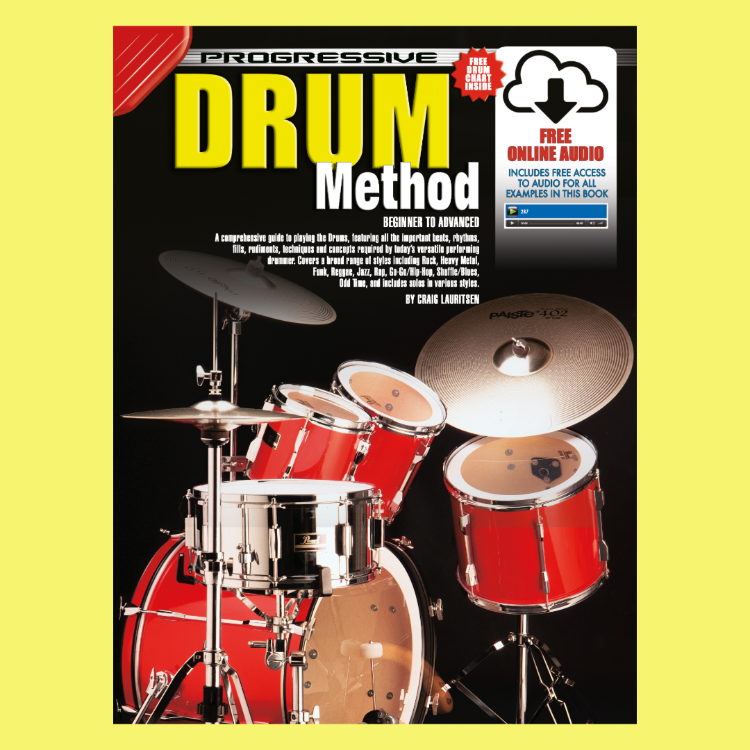 Progressive Drum Method Book/Online Audio – Music2u.com.au
