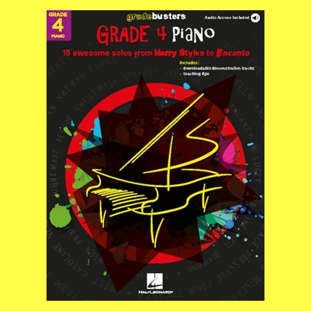 Gradebusters Grade 4 Piano Book/Online Audio (Popular Songs For Grade 4 ...