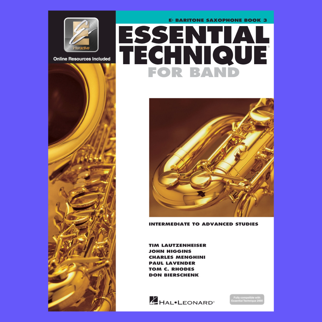 Essential Technique For Band - Book 3 Baritone Saxophone (Book/ EEi Me ...