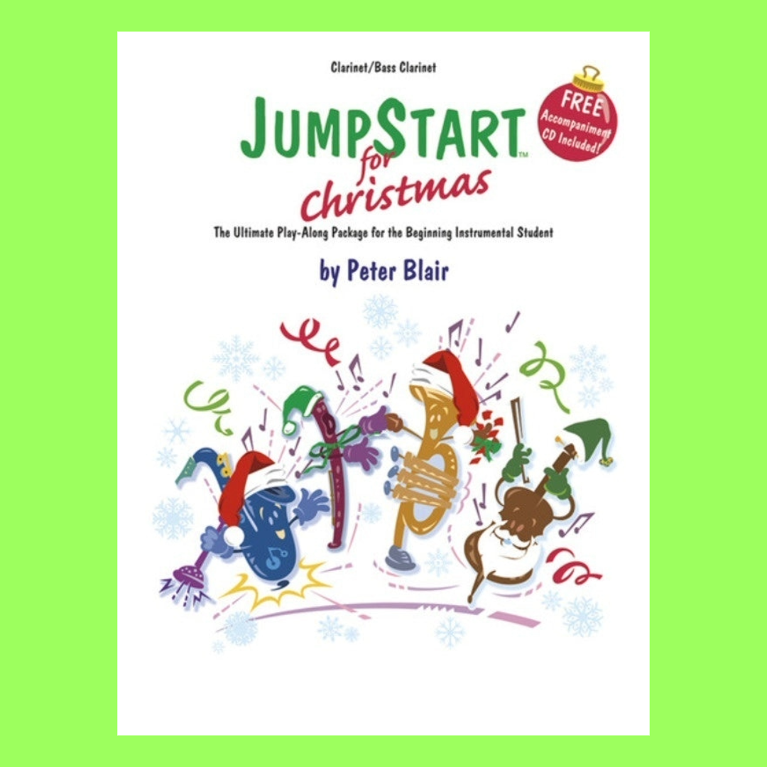 Jumpstart For Christmas Clarinet Bass Clarinet Book – Music2u.com.au