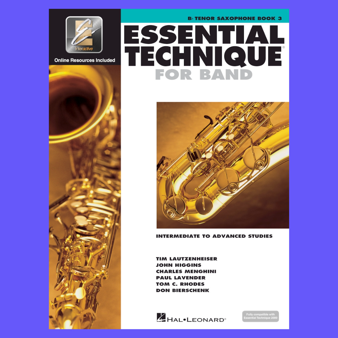 Essential Technique For Band - Book 3 Tenor Saxophone (Book/ EEi Media ...