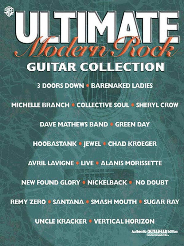 Ultimate Modern Rock Guitar Collection - Guitar Tab Book – Music2u.com.au