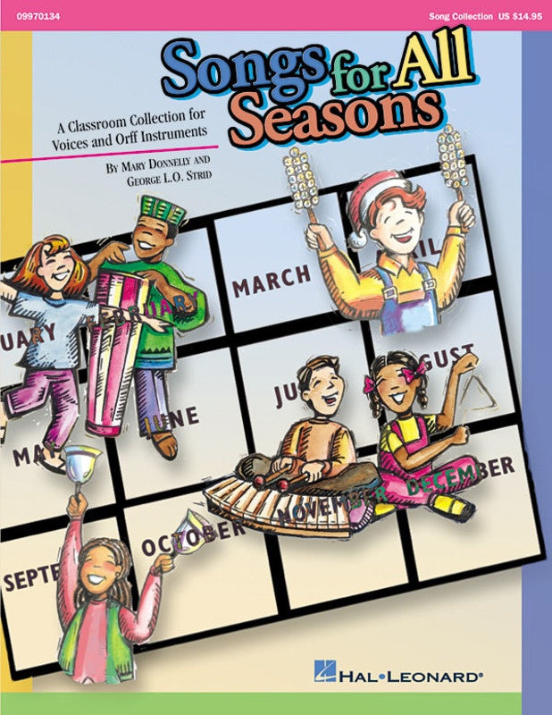 Songs for All Seasons Book (Orff Collection) Grades 1-6 – Music2u.com.au