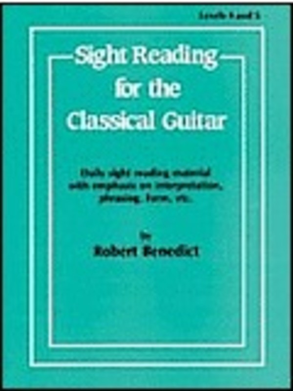Sight Reading For Classical Guitar Level 4 And 5 – Music2u.com.au