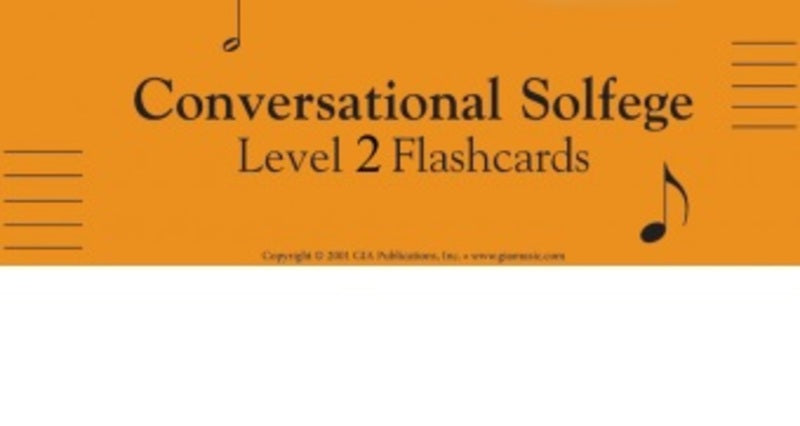 Conversational Solfege Level 2 Flashcards – Music2u.com.au