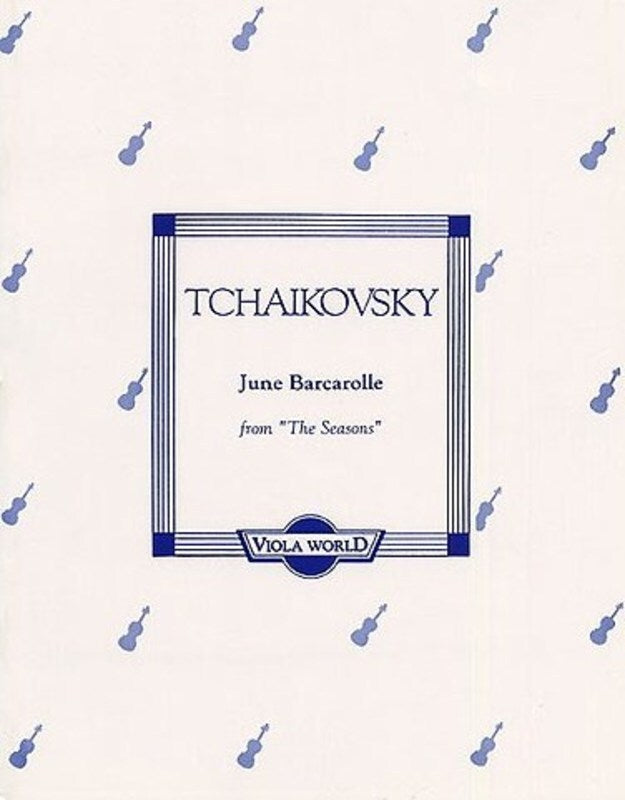 Tchaikovsky - June Barcarolle Viola/Piano – Music2u.com.au