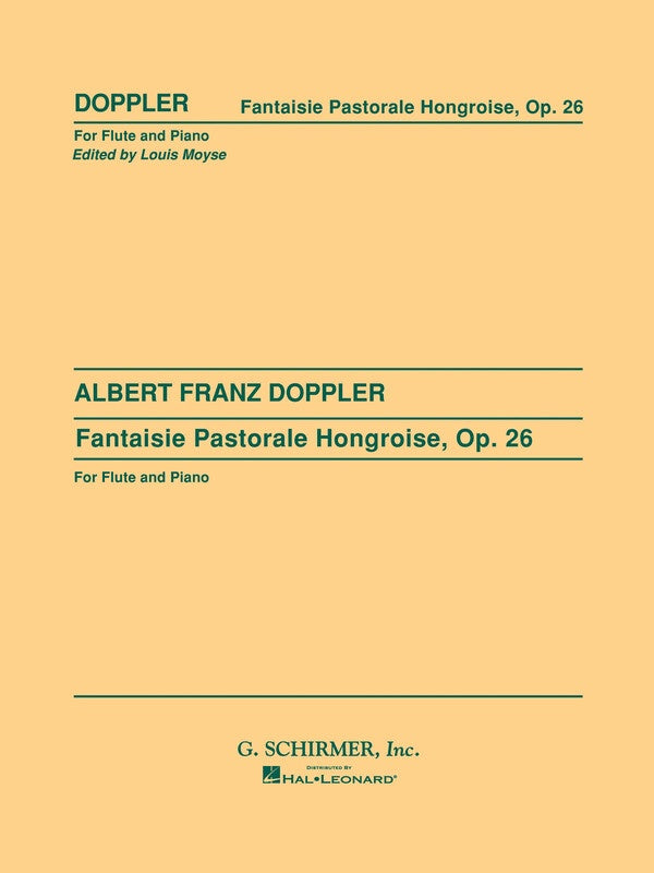 Doppler - Fantaisie Pastorale HonGradeoise Op 26 Flute/Piano – Music2u ...