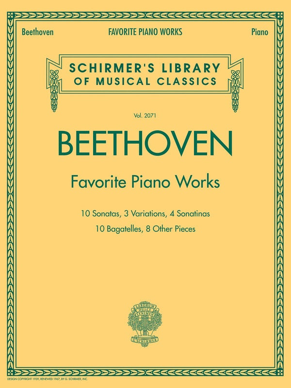 Beethoven's Best Piano Works - Classic Masterpieces – Music2u.com.au