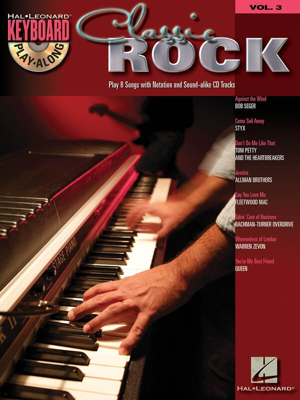 Classic Rock Keyboard Play Along Book/CD V3 – Music2u.com.au