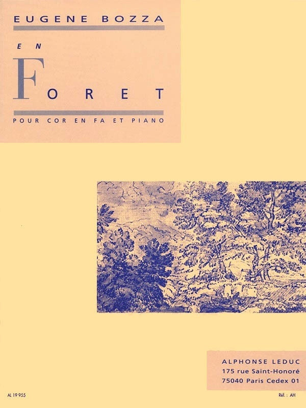 Bozza - En Foret For Horn/Piano – Music2u.com.au