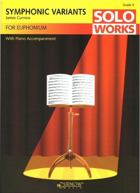 Curnow - Symphonic Variants Euphonium/Piano – Music2u.com.au