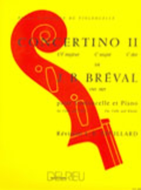 Breval - Concertino No 2 C Major Cello/Piano – Music2u.com.au