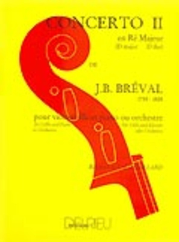 Breval - Concerto No 2 In D Cello/Piano – Music2u.com.au
