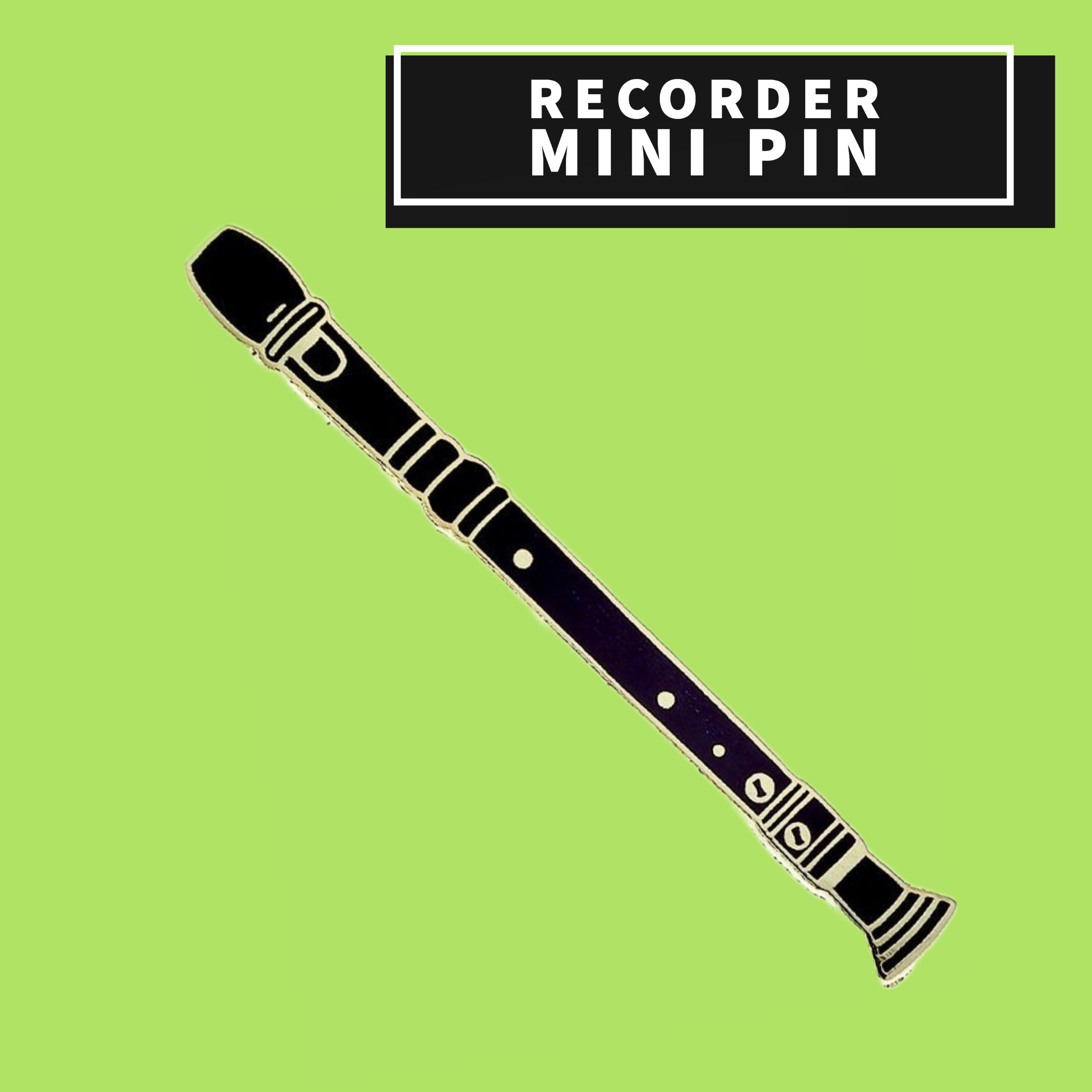 Recorder Mini Pin – Music2u.com.au