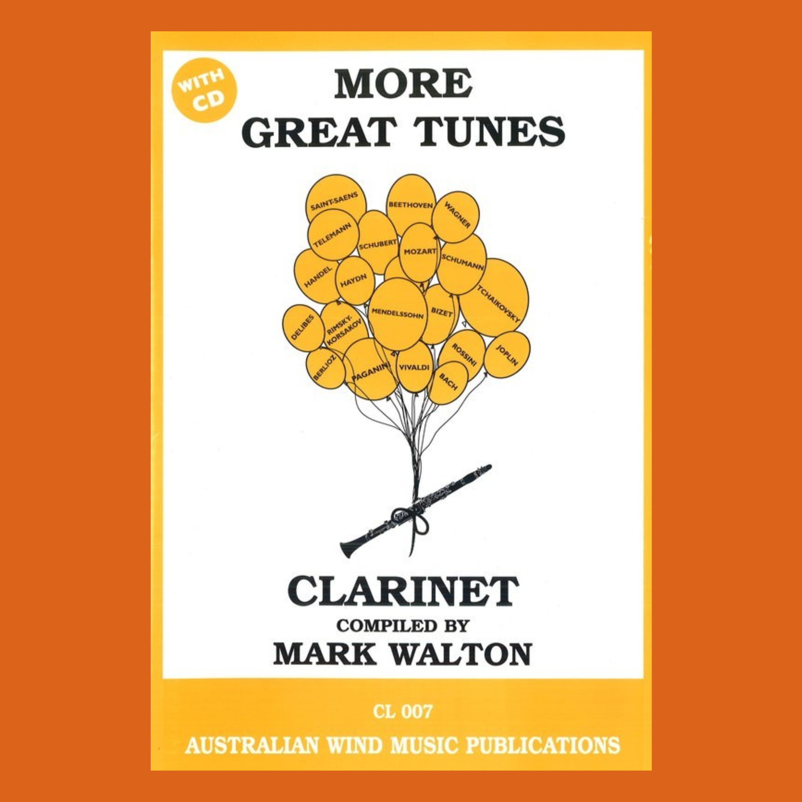 More Great Tunes For Clarinet Book and CD – Music2u.com.au