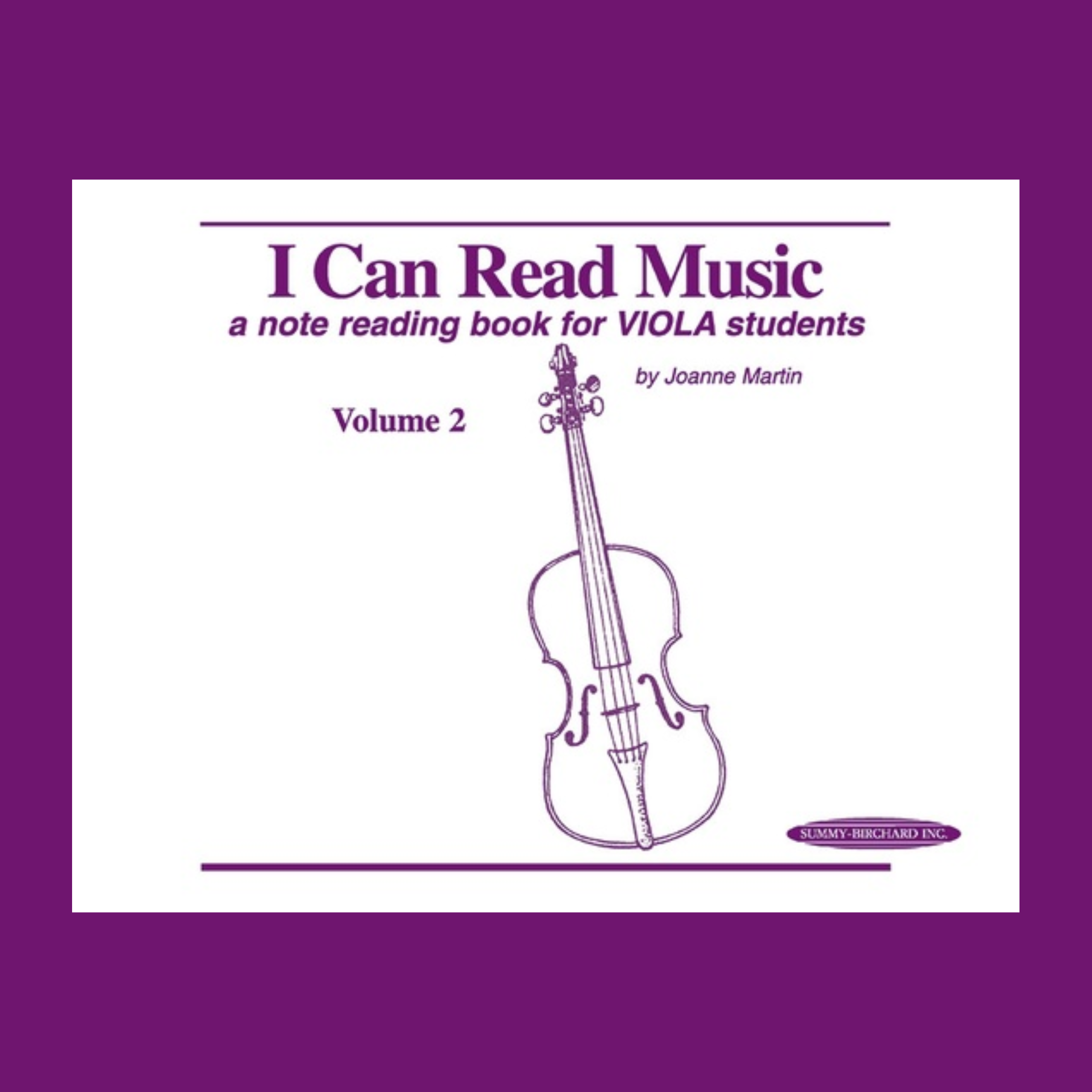 I Can Read Music - Volume 2 Viola Book – Music2u.com.au
