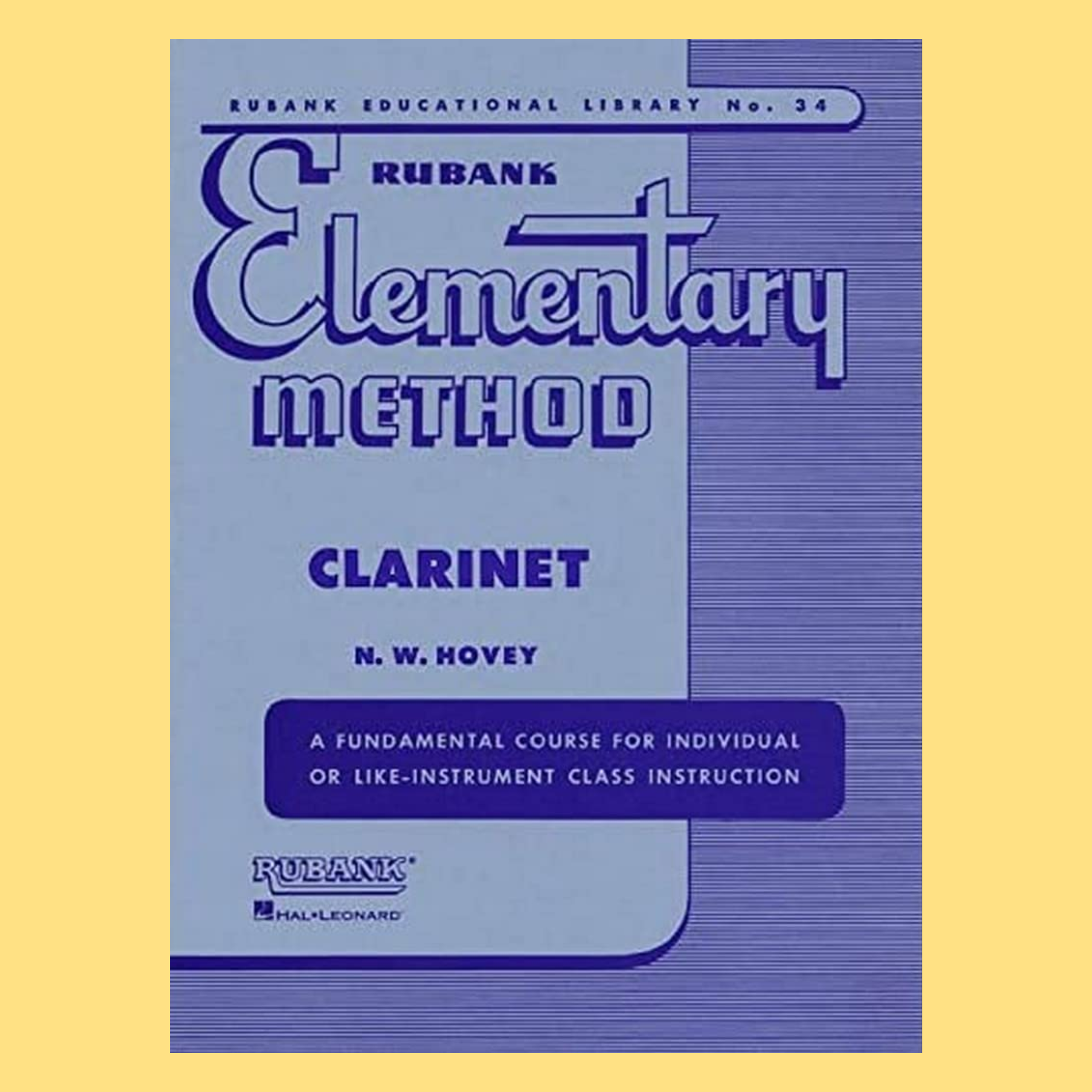 Rubank Elementary Method Clarinet Book – Music2u.com.au