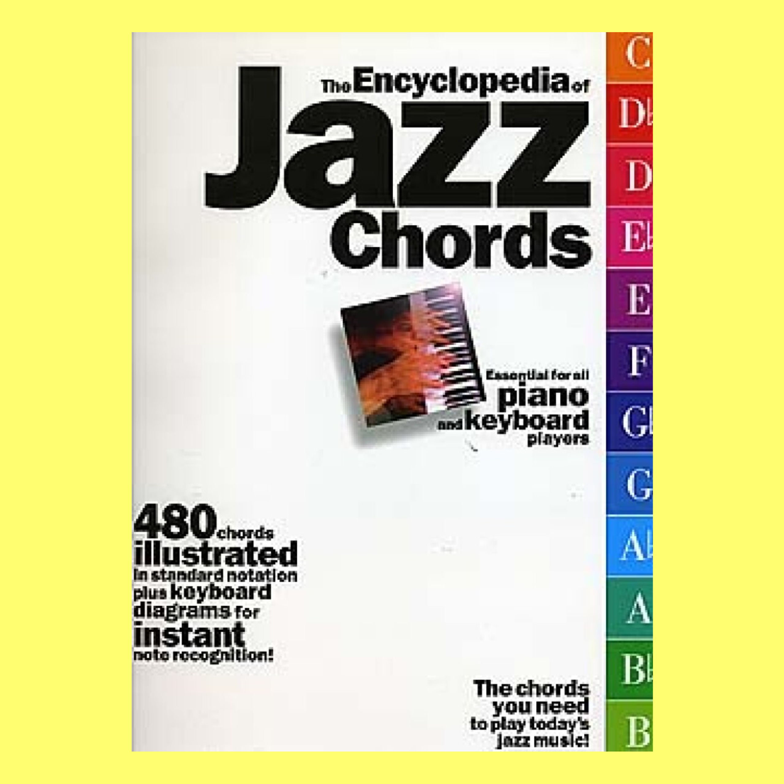 Encyclopedia Of Jazz Chords - Piano/Keyboard Book – Music2u.com.au
