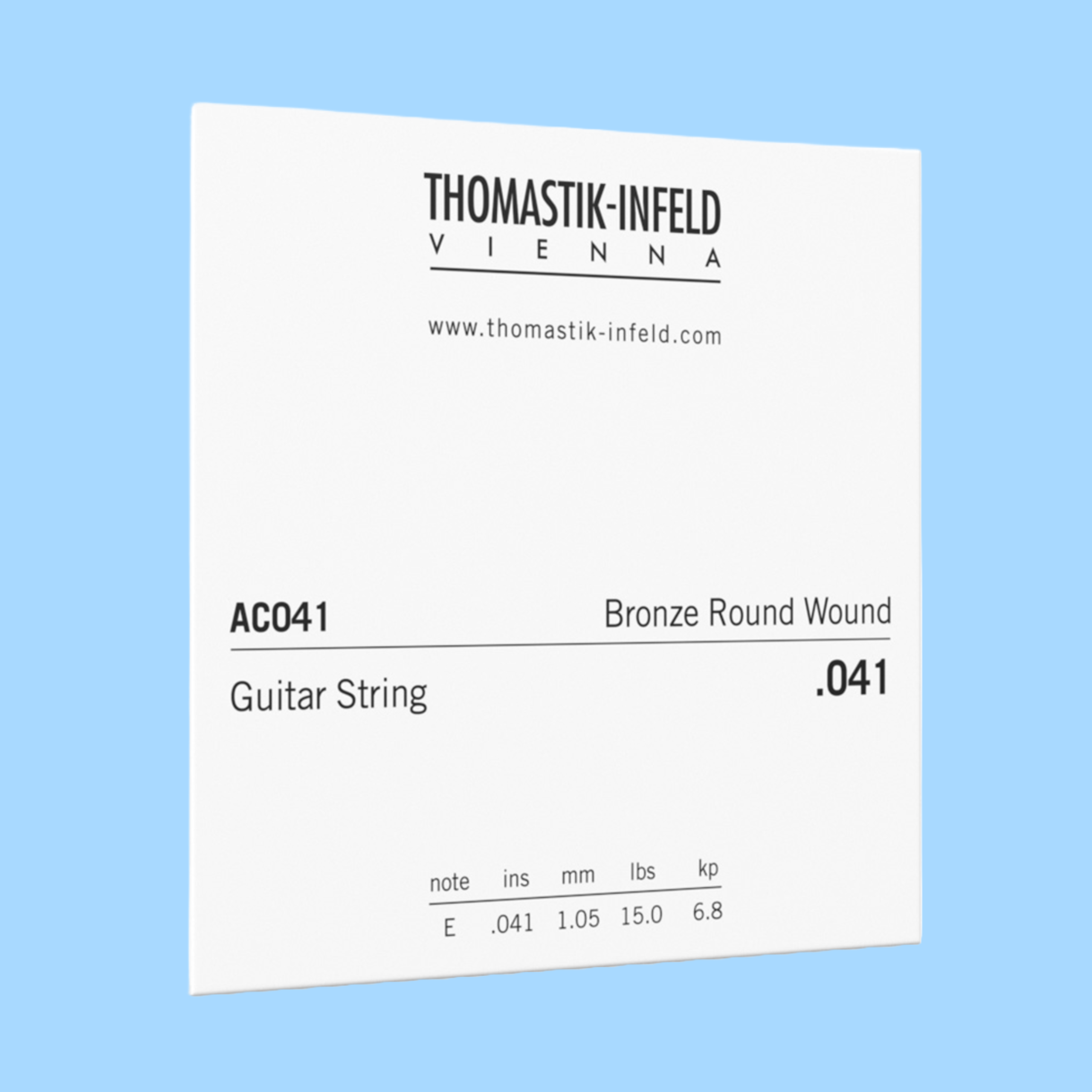 Thomastik Plectrum Acoustic Guitar Single String - Gauge 0.041 ...