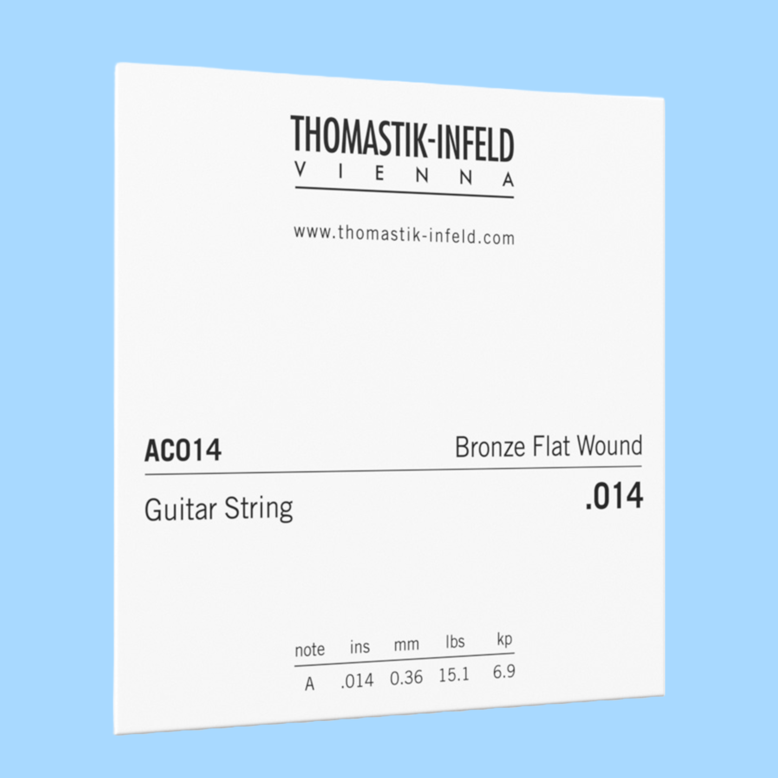 Thomastik Plectrum Acoustic Guitar Single String - Gauge 0.014 ...