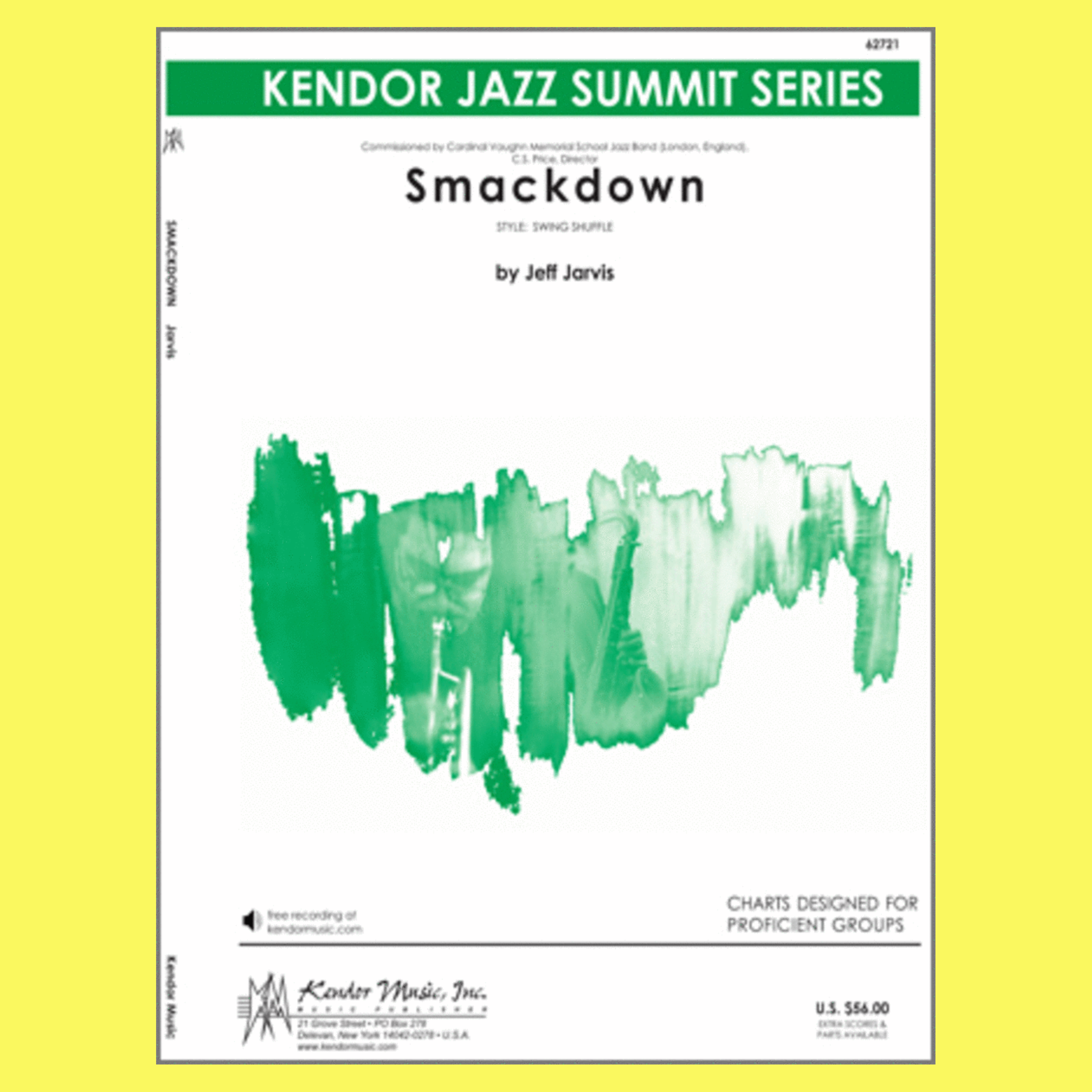 Smackdown - Jazz Ensemble Score/Parts – Music2u.com.au