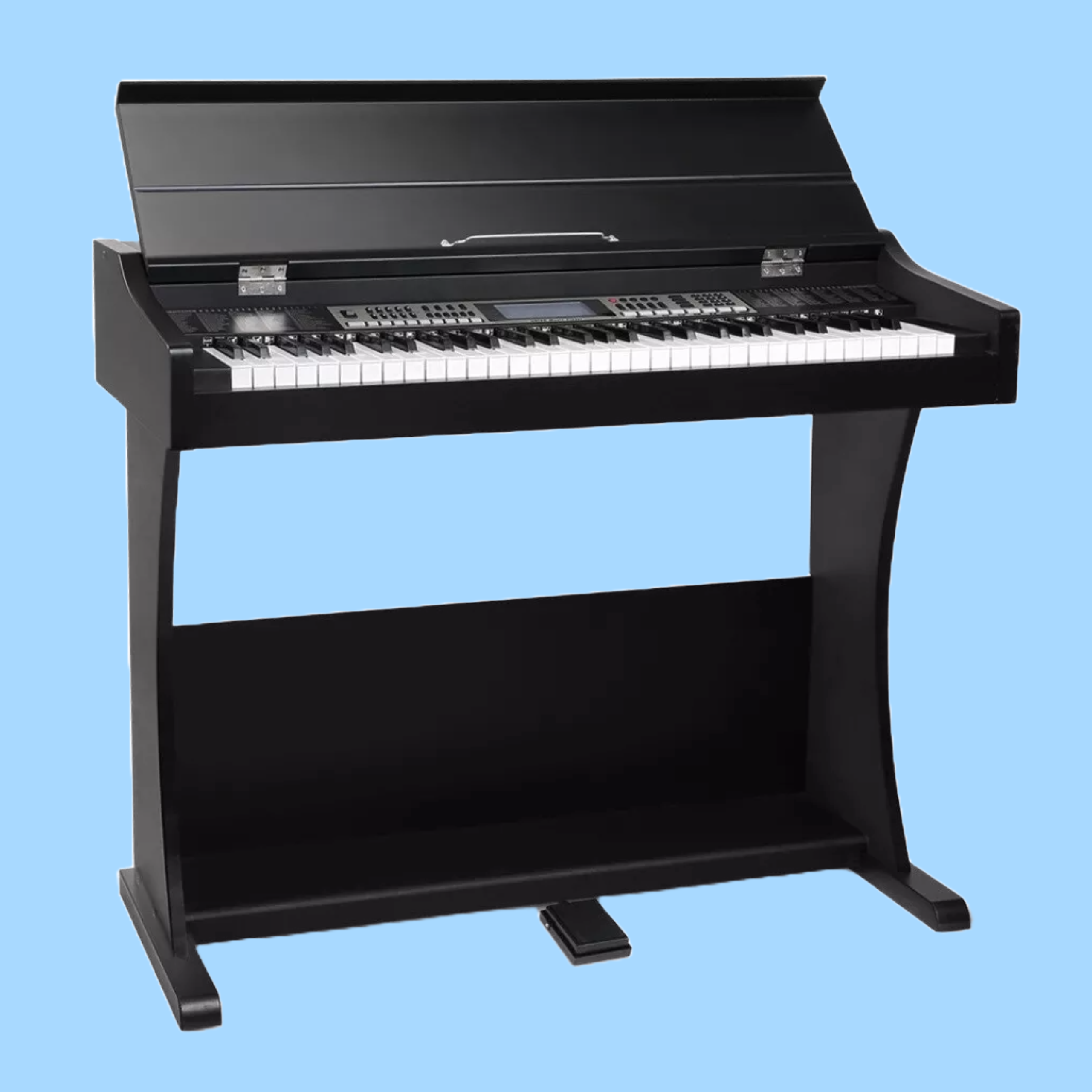 Alpha 61 Key Electronic Piano Keyboard with Electric Digital Classical ...