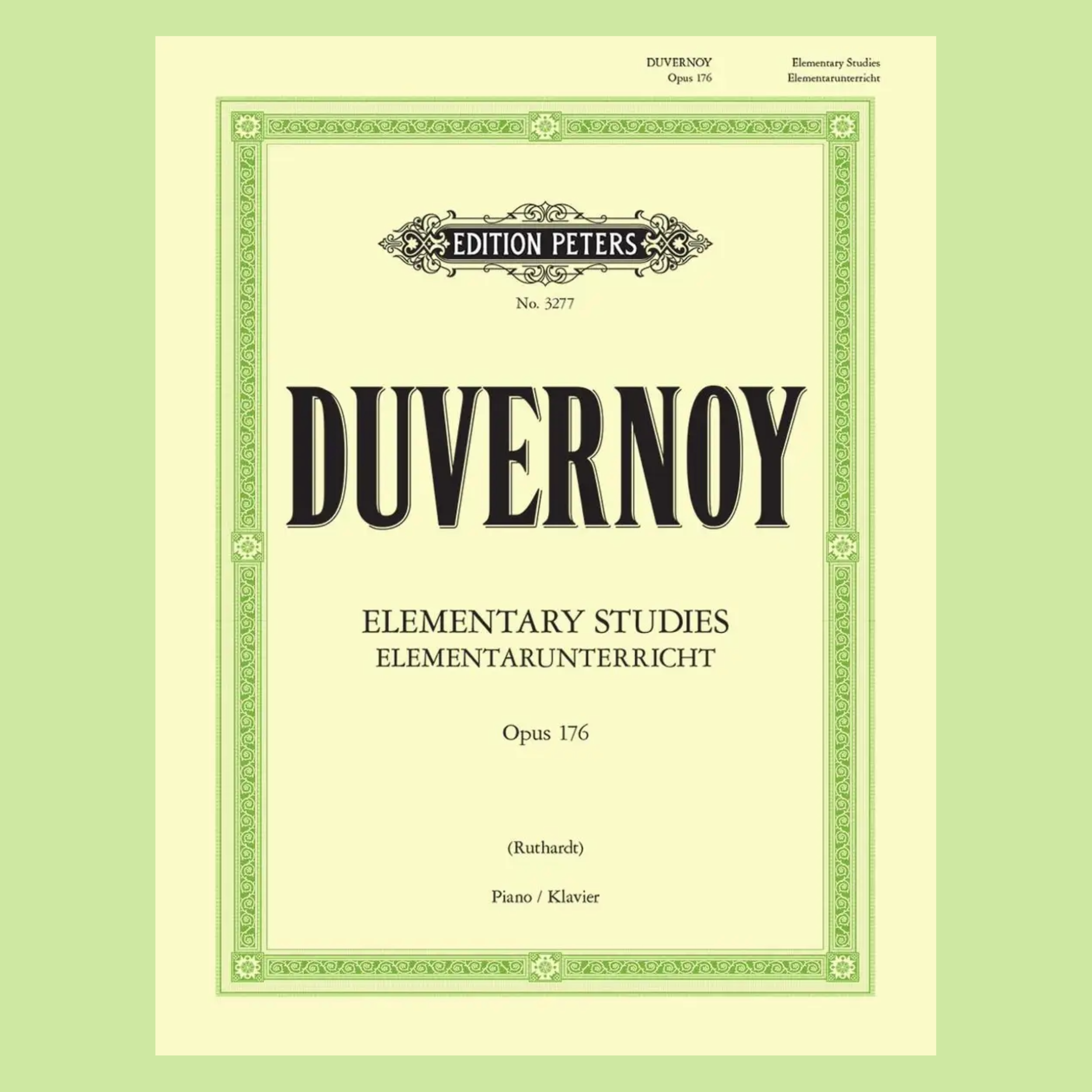 Jean-Baptiste Duvernoy - Elementary Studies Op 176 Piano Book – Music2u ...