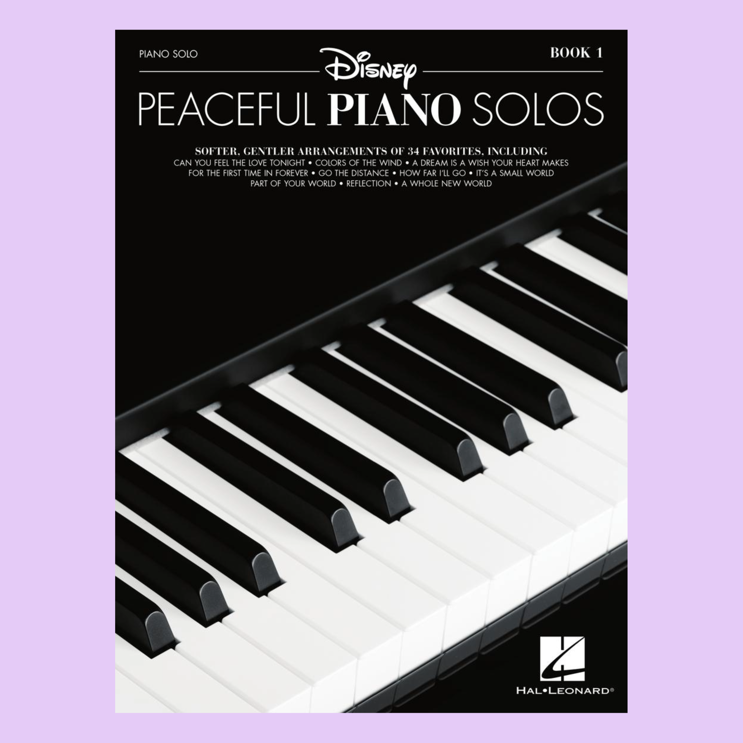 Disney Peaceful Piano Solos Book (34 Disney Favourites) – Music2u.com.au