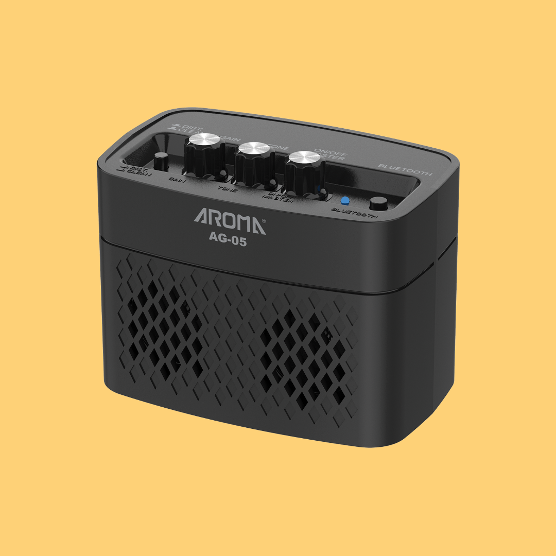 Aroma AG05Book Portable Rechargeable Electric Guitar Amplifier - Black ...