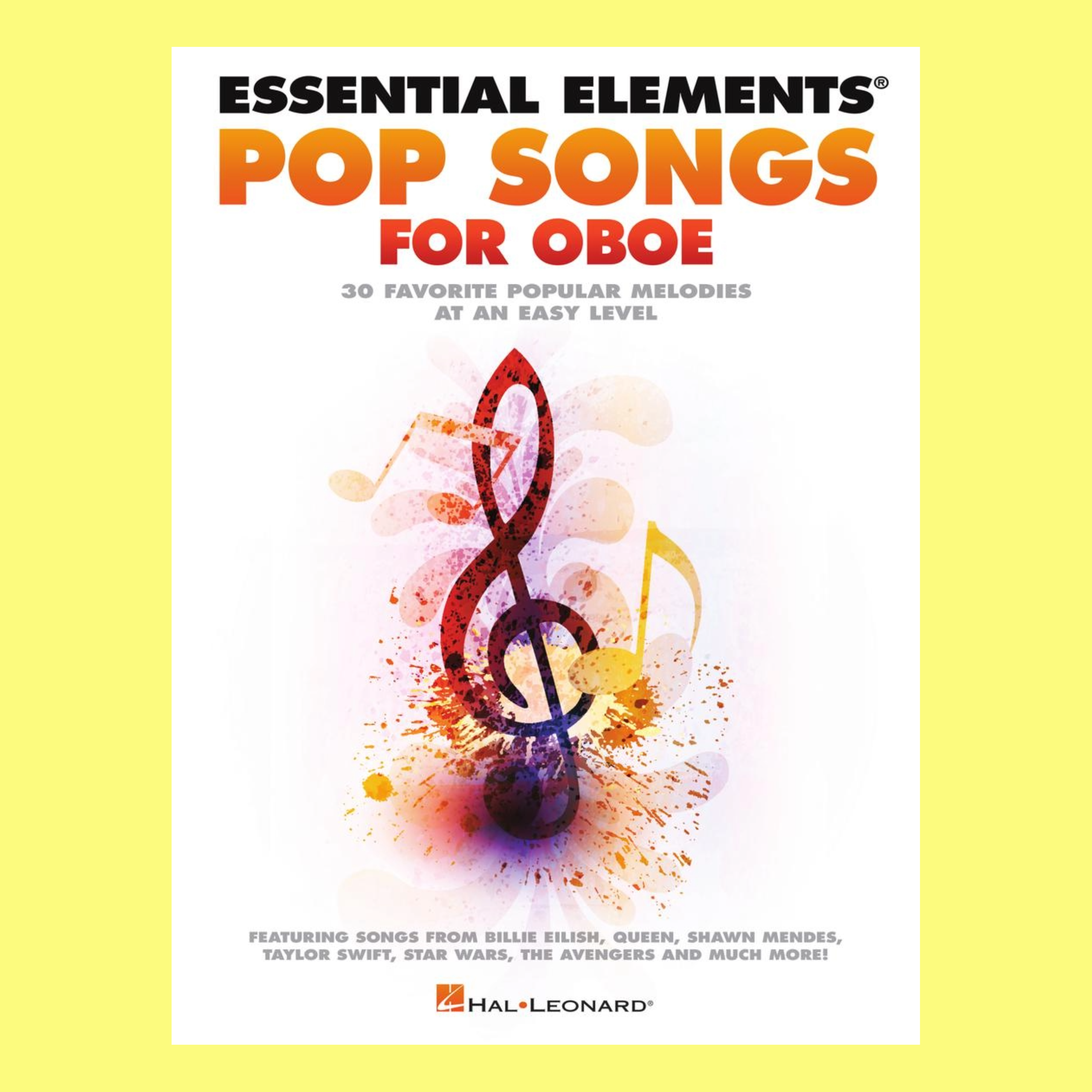 Essential Elements - Pop Songs For Oboe Book – Music2u.com.au